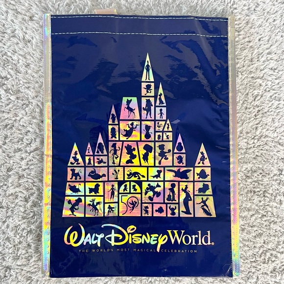 Disney | Bags | 52 Disney Reusable Shopping Bag Wdw 50th Anniversary ...